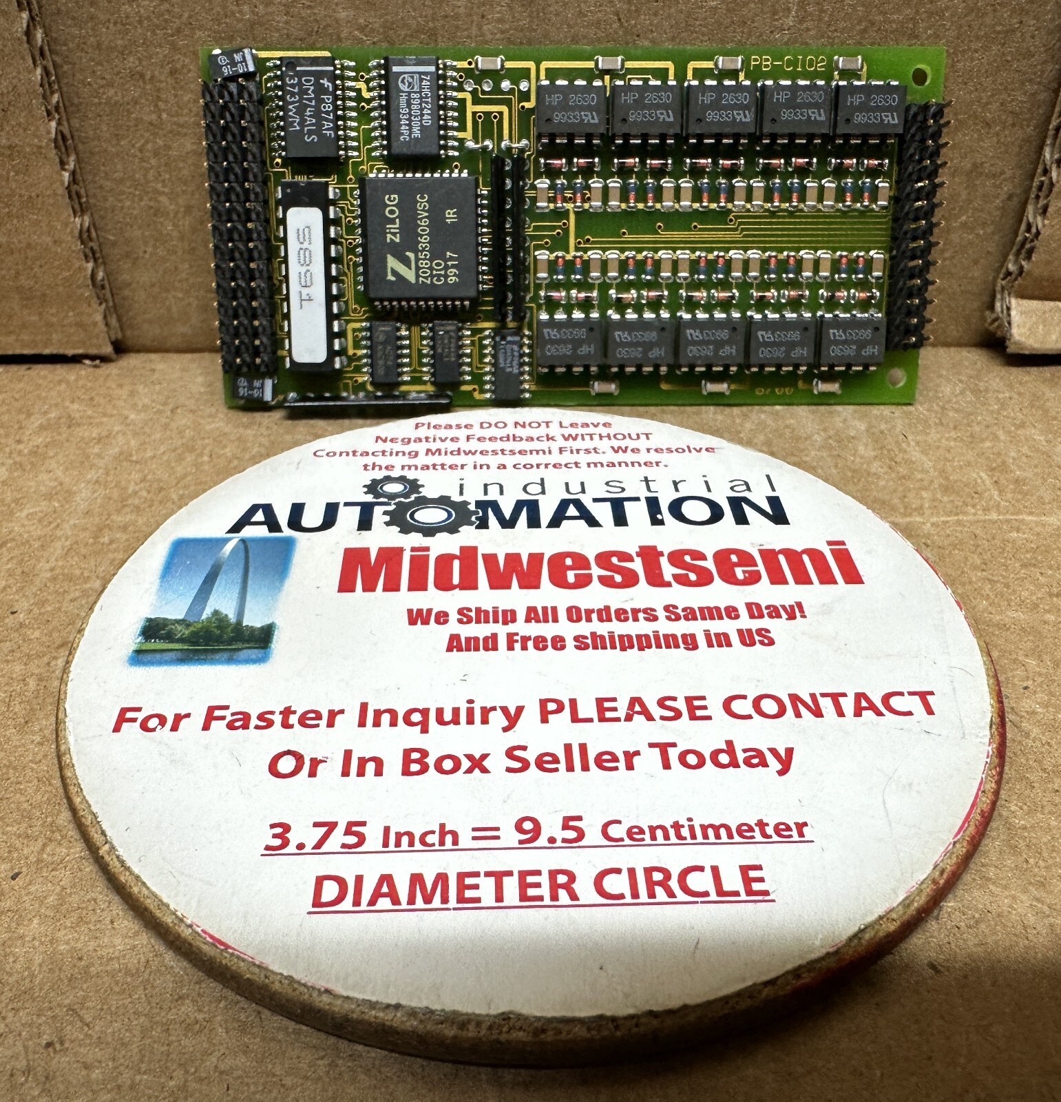 TRUMPF PEP 31.112-1220.1 PB-CI02 14763 / IX0000 PEP MODULE BOARD ID ...