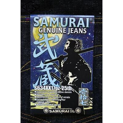 SAMURAI JEANS S634XX 17OZ 25TH MUSASHI SELVEDGE JEANS Indigo SAMURAI JEANS S634XX 17OZ 25TH MUSASHI SELVEDGE JEANS Indigo