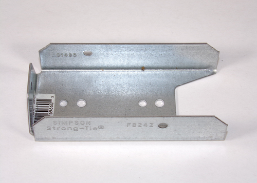 Simpson Strong Tie FB24Z Galvanized Fence Rail Bracket for 2x4 (Case of ...