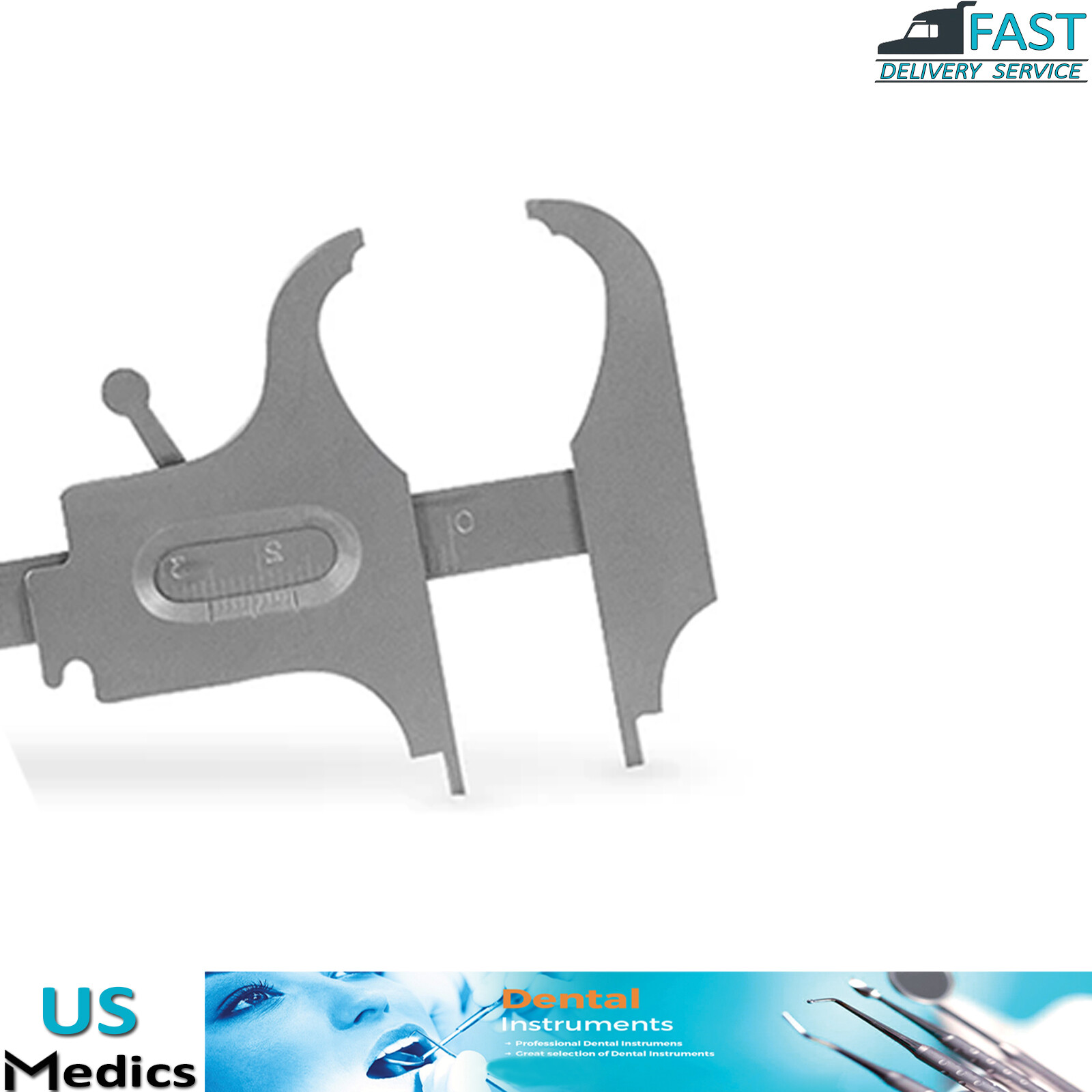 Boley Gauge Measuring Surgical Determining Tooth Dimensions Teeth ...