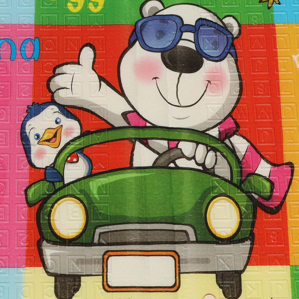 Kids Play Mat Baby Crawling Pad Floor Foldable XPE Foam Non-slip Carpet ...