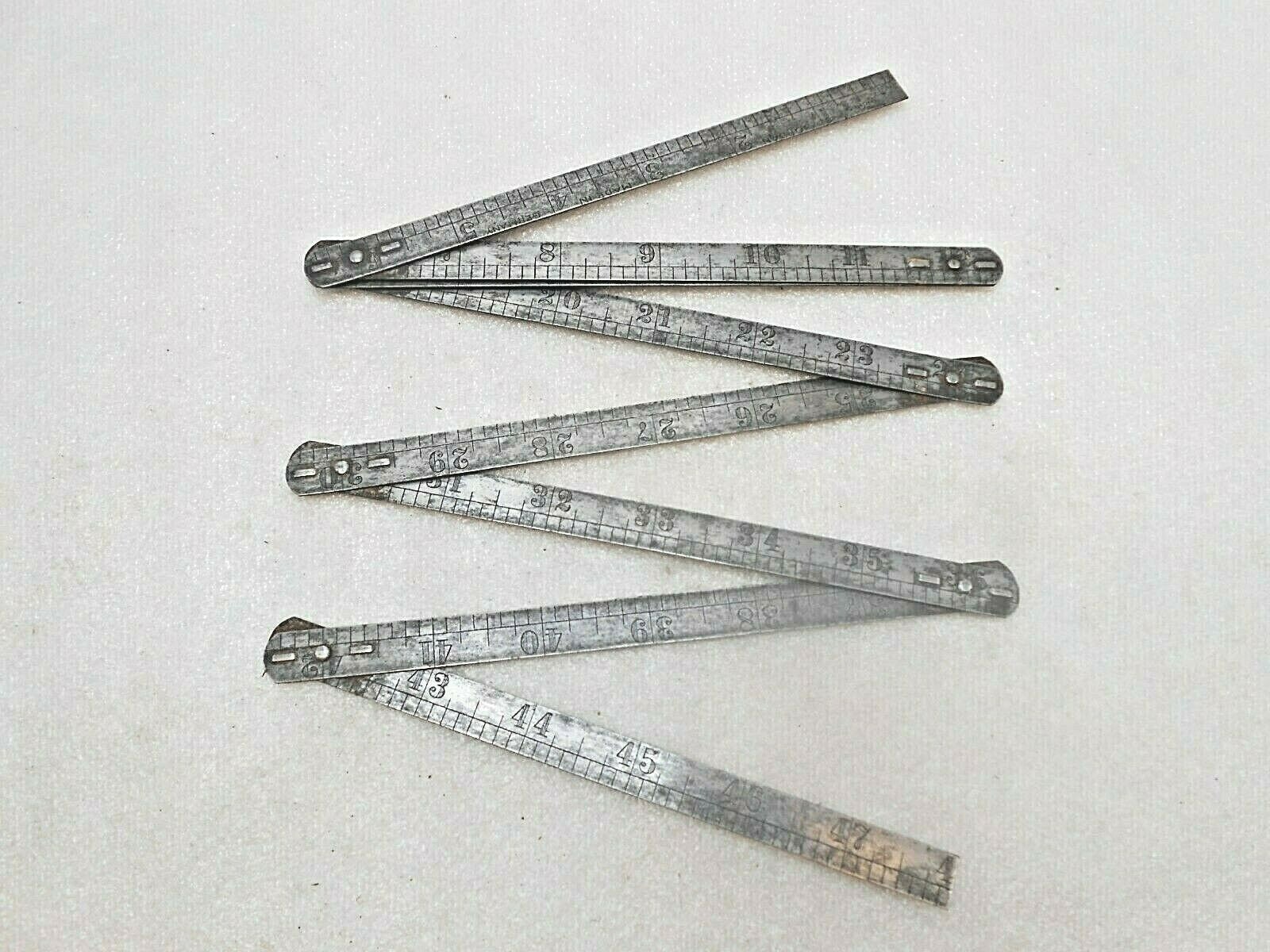 Steel zig-zag or folding rule, 4 ft, by Jordan, Germany | eBay