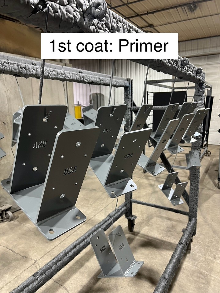 Post Bracket, 6x6 Pole Barn Bracket, Dry Set | eBay