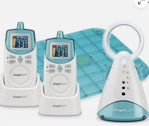 Angelcare AC401-A Deluxe Plus Baby Movement & Sound Monitor 2 Remotes ...