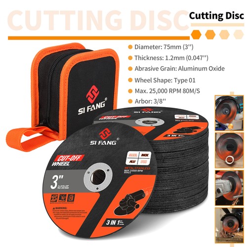 25Pcs 3 Inch Metal Cutting Off Disc Wheel 75mm For Die Grinder Drill ...
