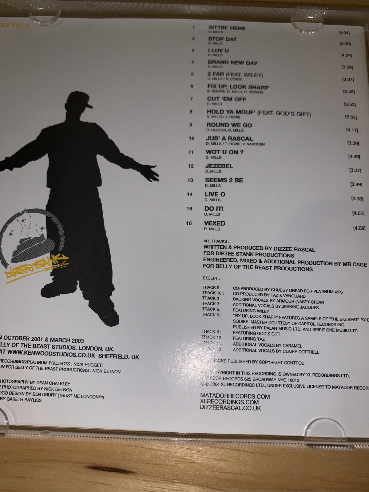 Boy in da Corner [PA] by Dizzee Rascal (CD, Jan-2004, XL Recordings ...