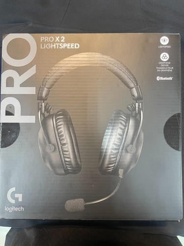 Logitech G PRO X2 Lightspeed Wireless Gaming Headset Detachable Mic 981 ...