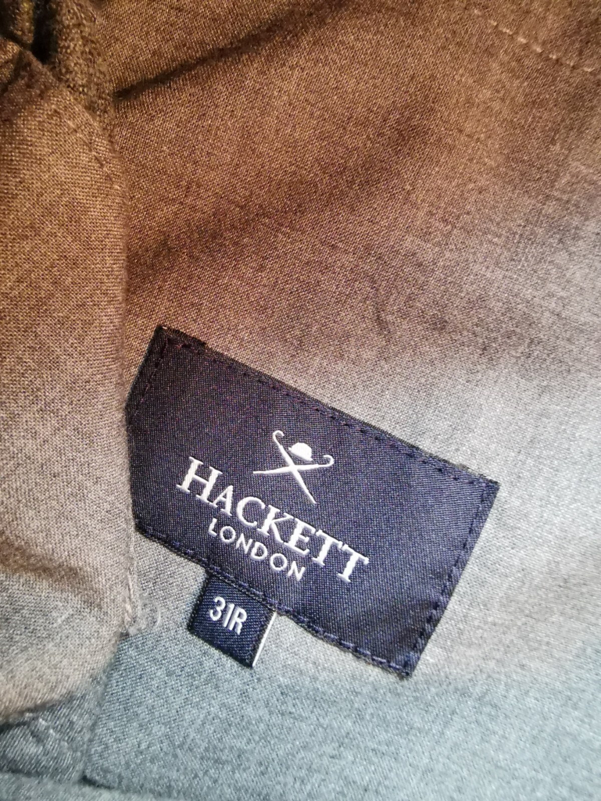 HACKETT LONDON Mens UK 31R Washed Wool Trousers BNWT Notting Hill Model ...