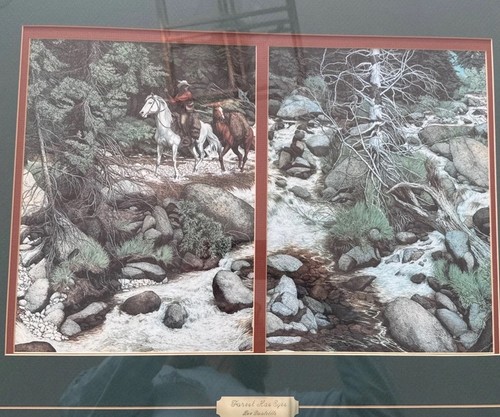 Bev Doolittle THE FOREST HAS EYES Green Matte in Oak Frame | eBay