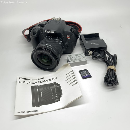 Canon EOS Rebel T5i DSLR Camera w/ Charger - Shutter Count 2605 | eBay