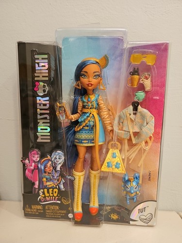 Monster High Cleo De Nile Doll With Pet Tut 2022 Mattel NEW NIB | eBay