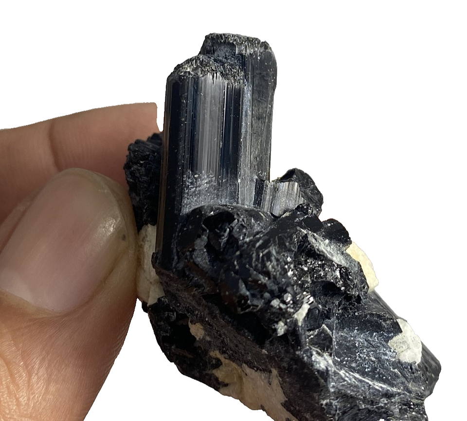 52g Natural Double Terminated Black Tourmaline Crystal |Top Quality ...