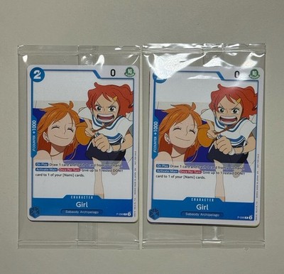2x One Piece TCG Promo Card P-096 Girl Nami English | eBay