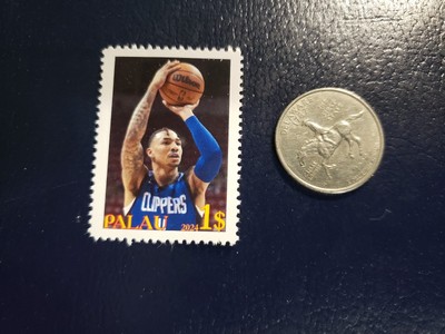 Norman Powell Los Angeles Clippers NBA Basketball 2024 Palau Stamp | eBay