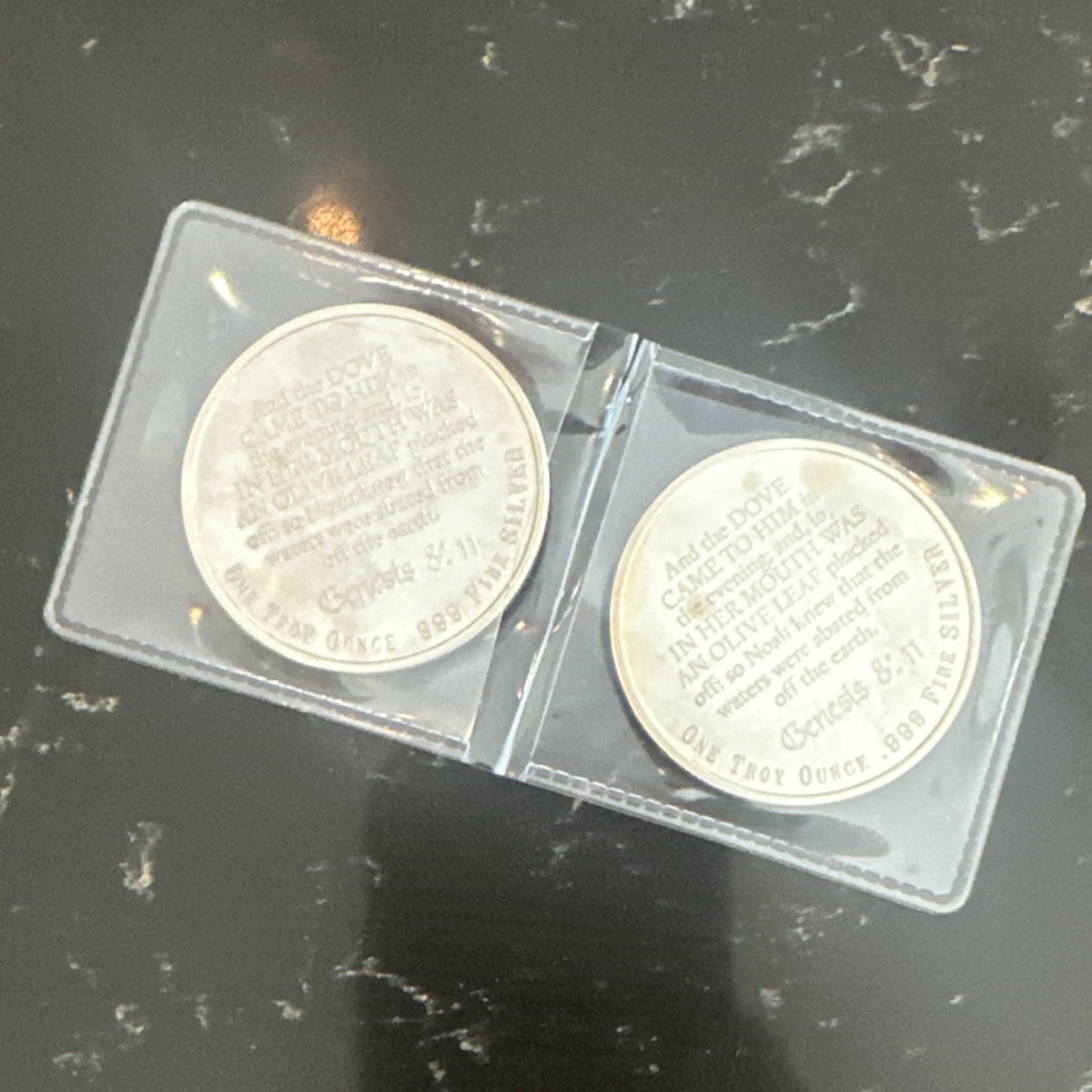 Silver Bullion Rounds Set of 2 Dove Design Collectible Silver Round ...