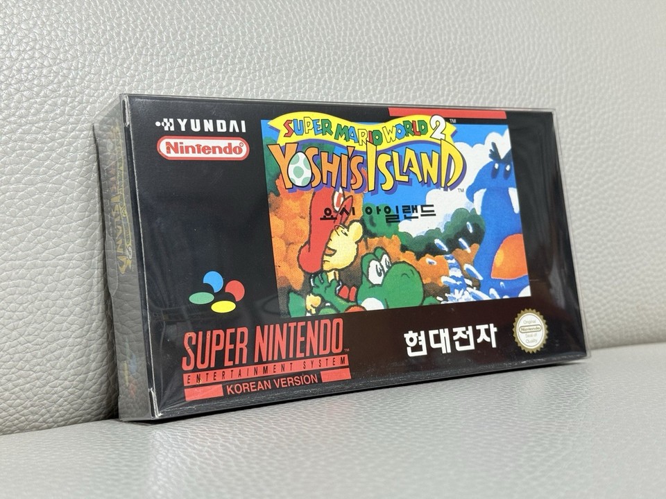 BRAND NEW Super Mario World 2 Yoshi’s Island SNES SFC Hyundai Korean ...