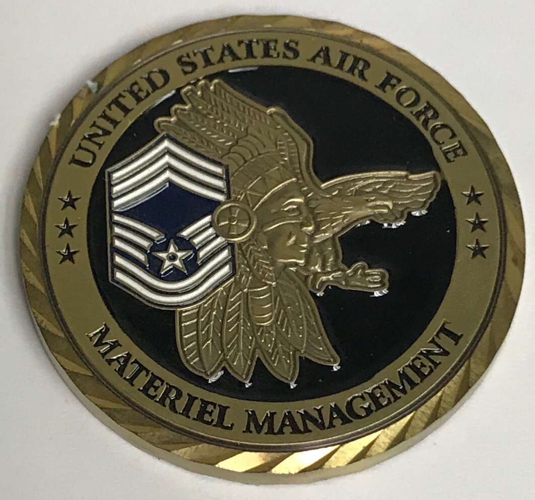 USAF Air Force Materiel Management Chief Master Sergeant Taurus Hawk ...