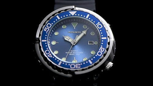 Men Luxury Watch Stainless Steel Tuna Heavy Quartz watch *UK STOCK ...