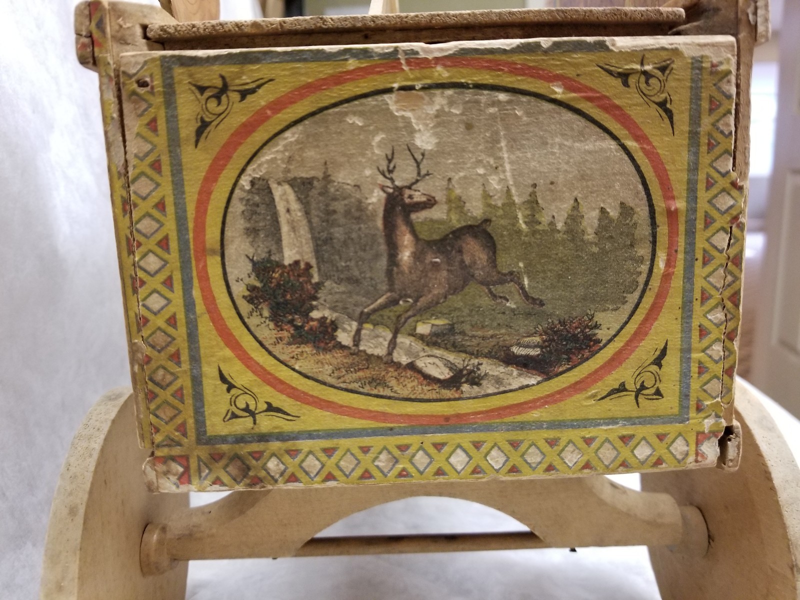 1880's Antique Reed Co. Wood Toy Menagerie Circus Wagon Multi-piece ...