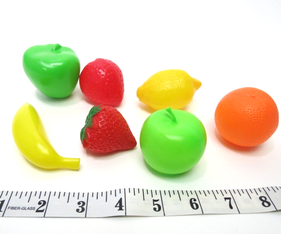 Pretend Play Kitchen Food 7 Pieces of Fruit Realistic Play Unbranded | eBay