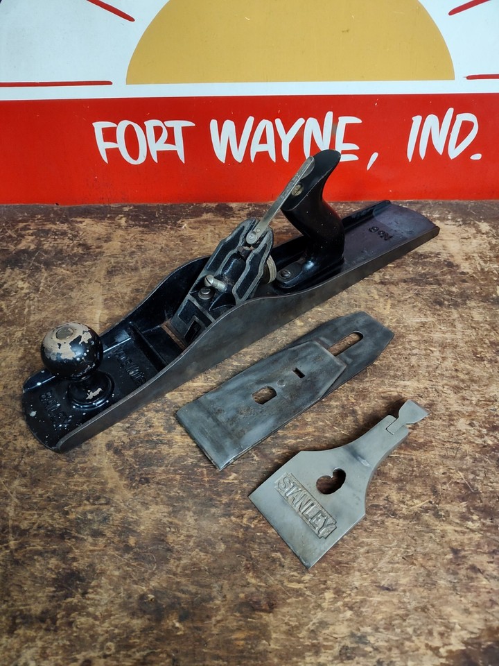 Vintage Stanley Bailey No. 6 Wood Working Plane 18" Block Logo Blade ...
