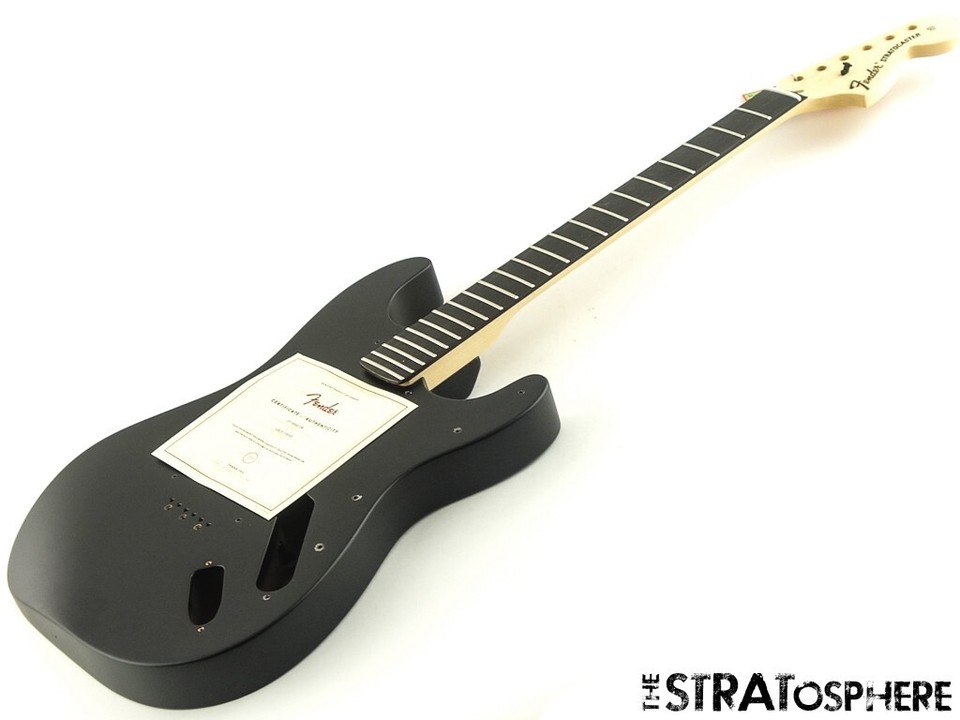 Fender American Jim Root Stratocaster Strat BODY + NECK Mahogany Ebony ...
