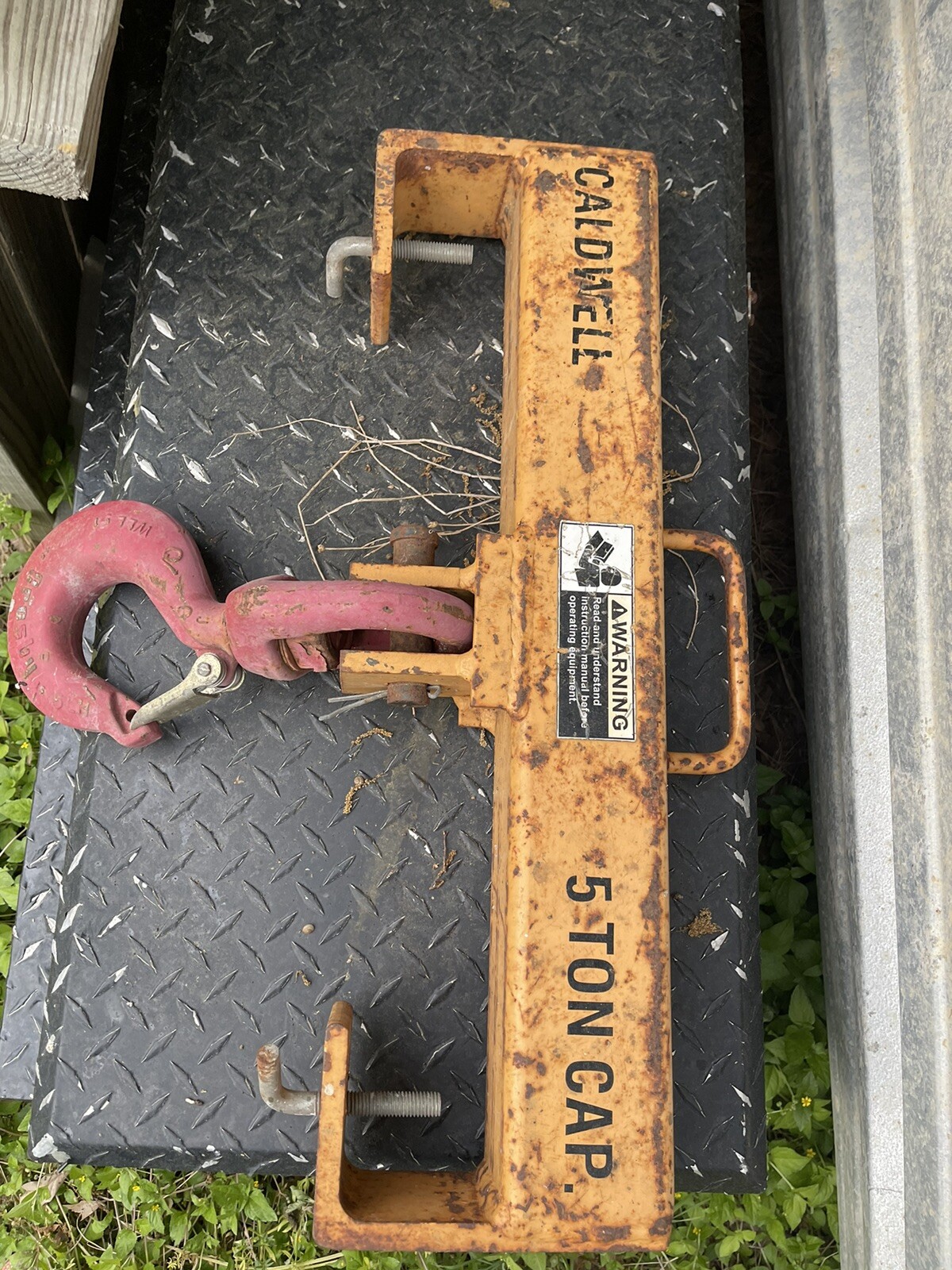 CALDWELL 10S-5-24 Forklift Lifting Beam: 10,000 lb Load Capacity | eBay