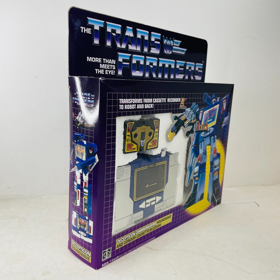 Transformers G1 Decepticon Communicator Soundwave Condor Cassette ...