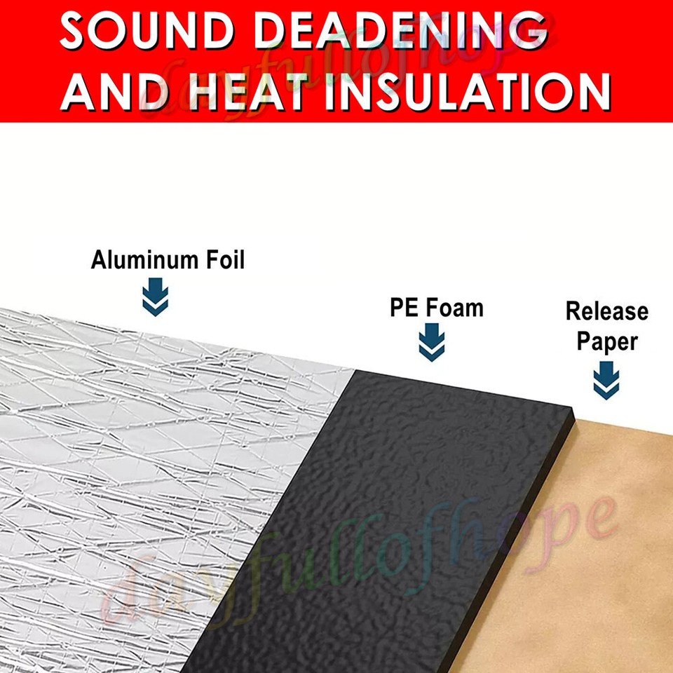 10m Aluminium Foil Insulation Soundproof Roll for Shed Floor Wall Roof ...