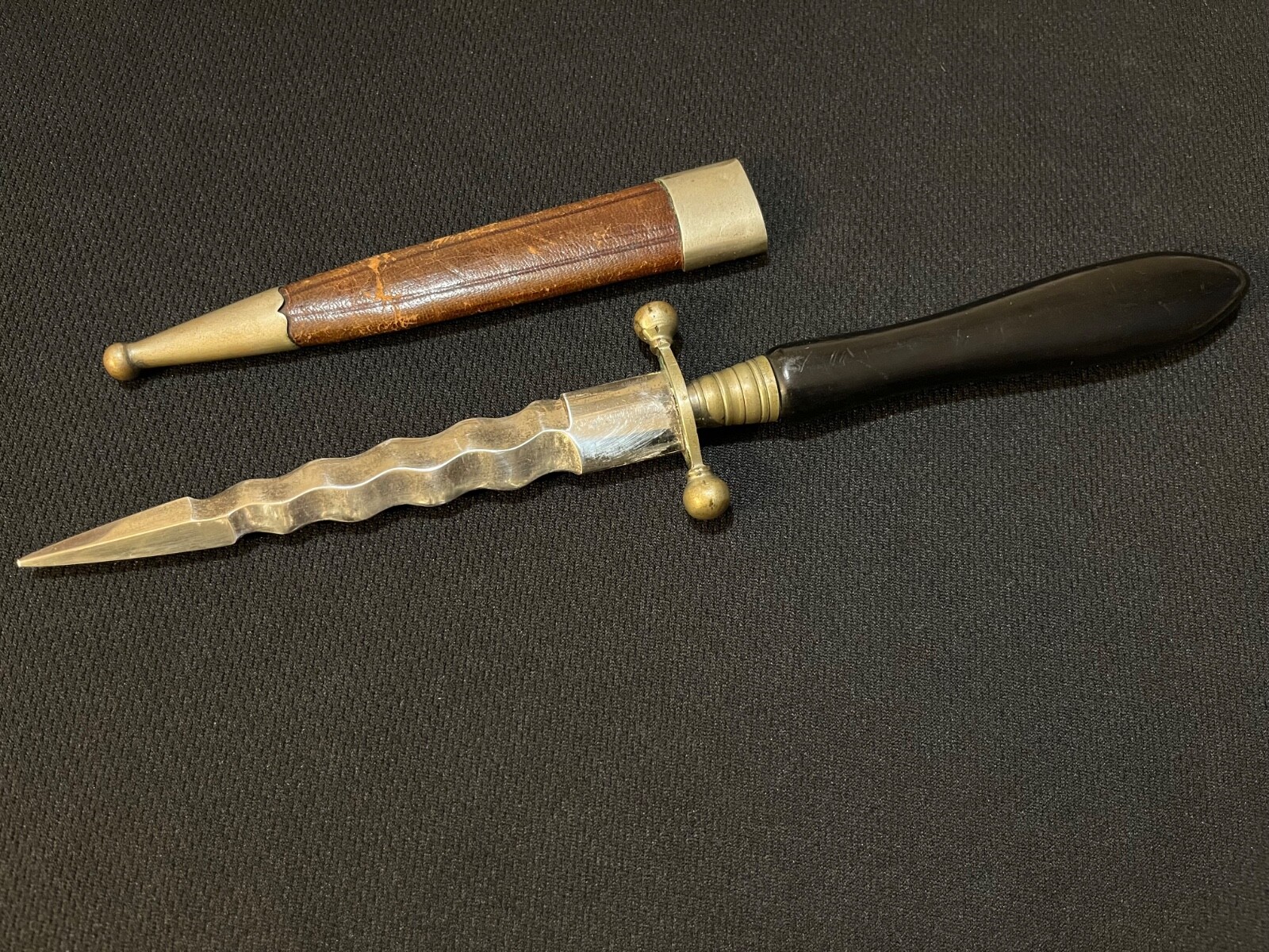 Antique Dirk Dagger Knife -19th Century European -Old EXCEPTIONAL -Kris ...