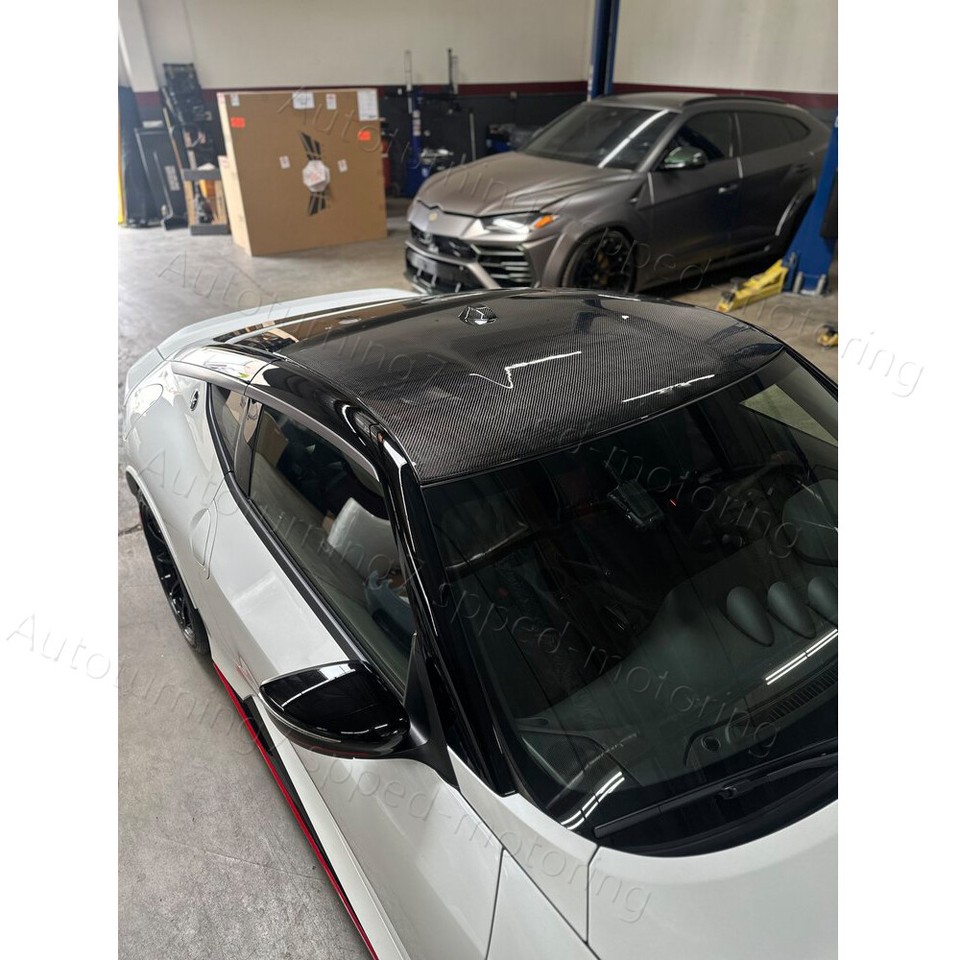 Fit For Nissan 400Z Z 2023UP DRY CARBON Fiber Roof Skin Cover Top Trim ...