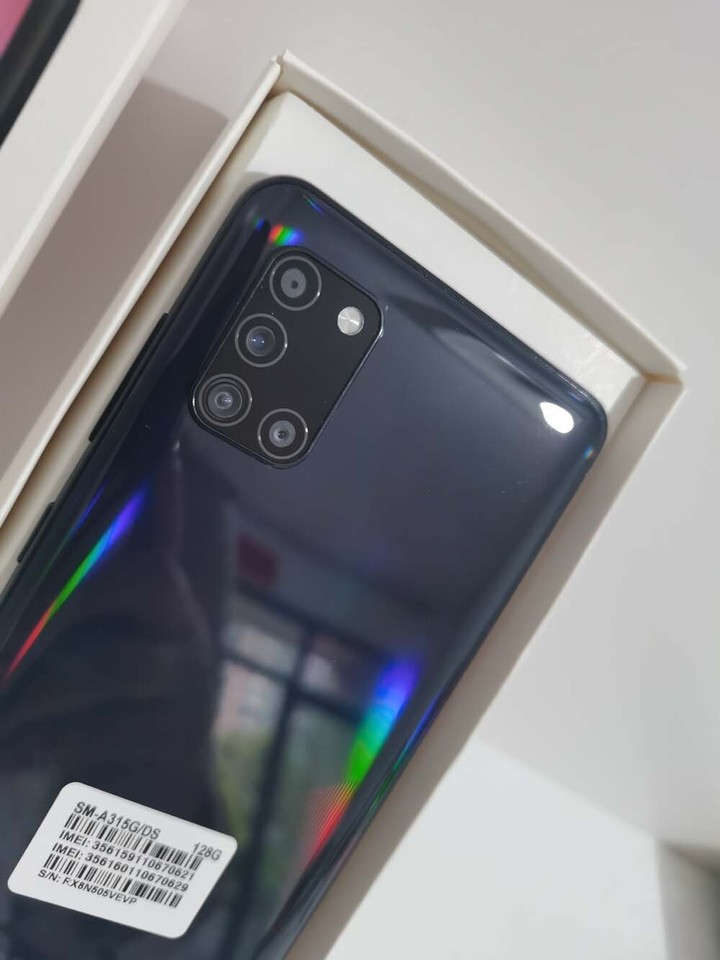 Samsung Galaxy A31 SM-A315F/DS Android 128GB 4G Dual SIM Smartphone ...