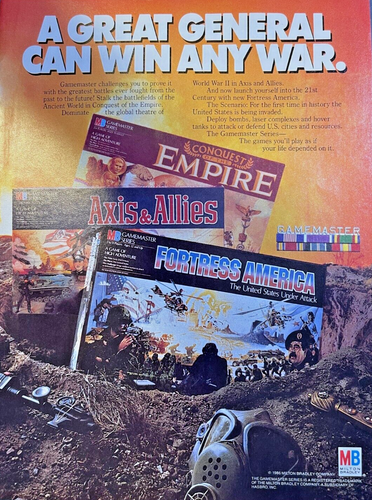 Magazine Advertisement 1986 Milton Bradley Board Games Axis & Allies | eBay