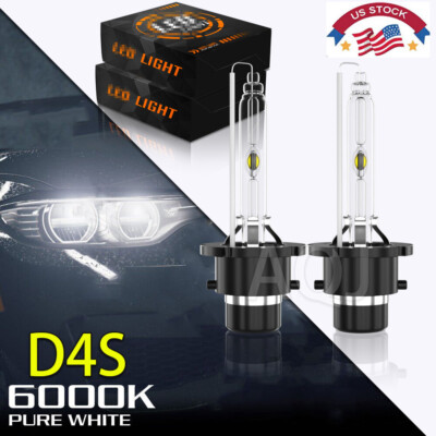 D4S 6000k 90981-20024 HID Xenon Bulb 2 Set for Toyota Lexus Headlight ...
