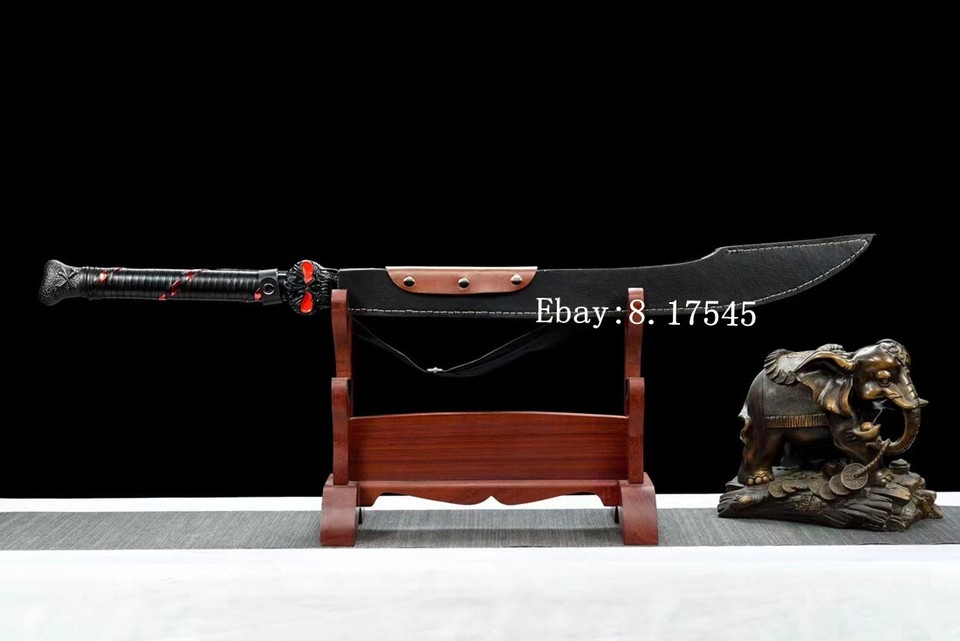 Fighting Broadsword WUSHU Sword Sharp High Manganese Steel Chinese ...