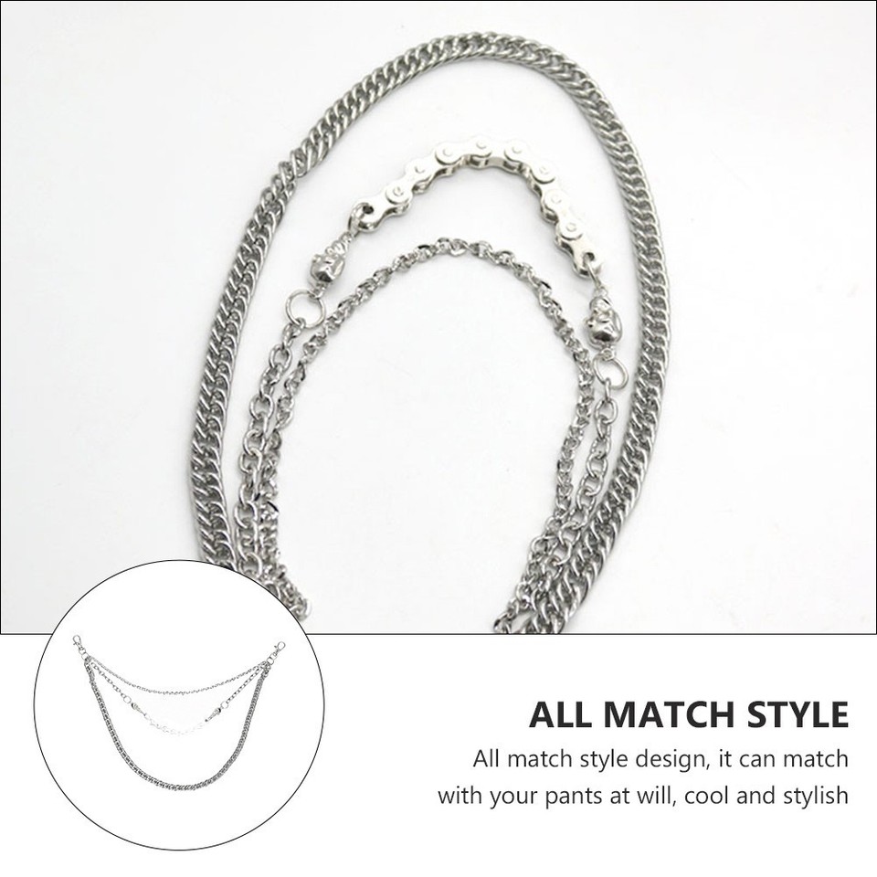 1Pc Fashionable Trouser Chain Decorative Male Pant Ornament Jewelry ...