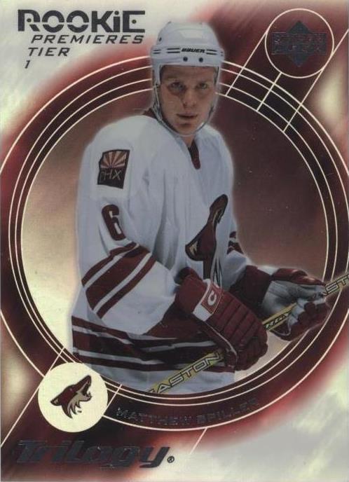 2003-04 Upper Deck Trilogy - Rookie Premieres Tier 1 Matthew Spiller ...