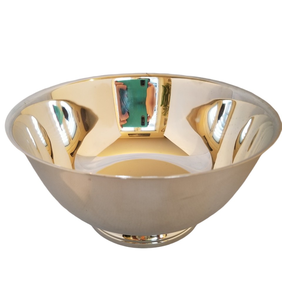Oneida USA PAUL REVERE Reproduction Silver Plate Deep Bowl 8 inch ...