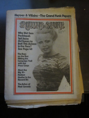 Rolling Stone Magazine October 1972 Sally Struthers Steve McQueen Grand ...