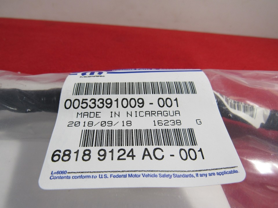 DODGE RAM Rear View Back Up Camera Wiring Harness Replacement NEW OEM ...