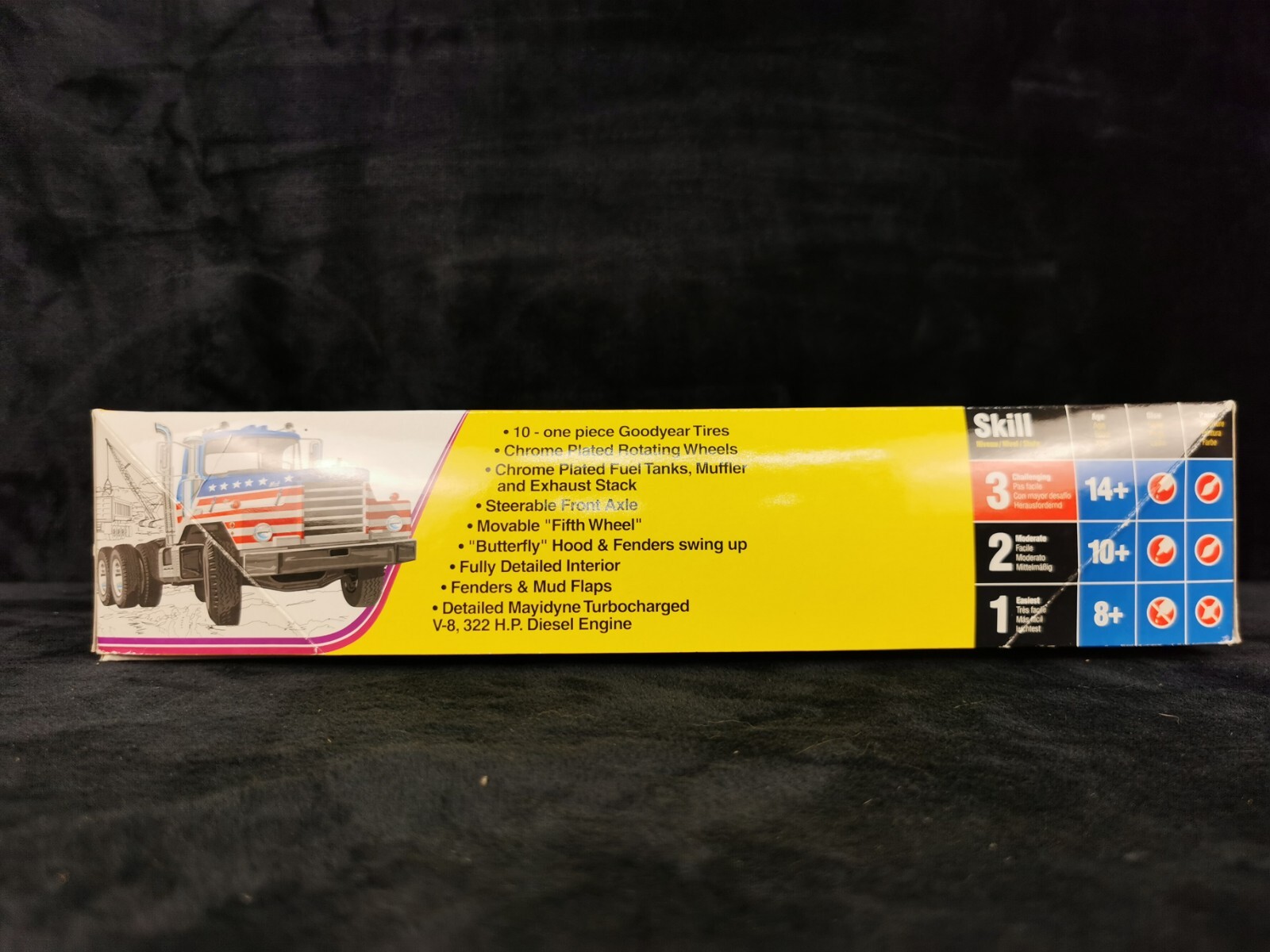 AMT/ERTL 1/25 MACK DM 800 Truck with Custom Parts Open Box | eBay