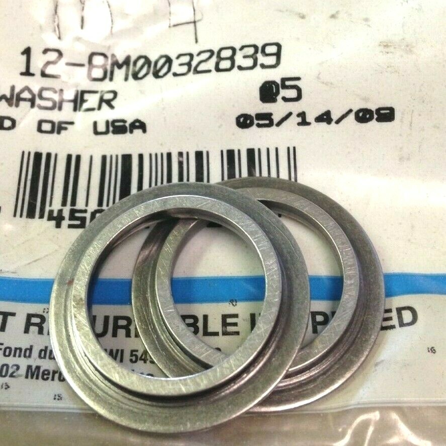 2 New Mercury Quicksilver OEM Washers, #12-8M0032839, | eBay