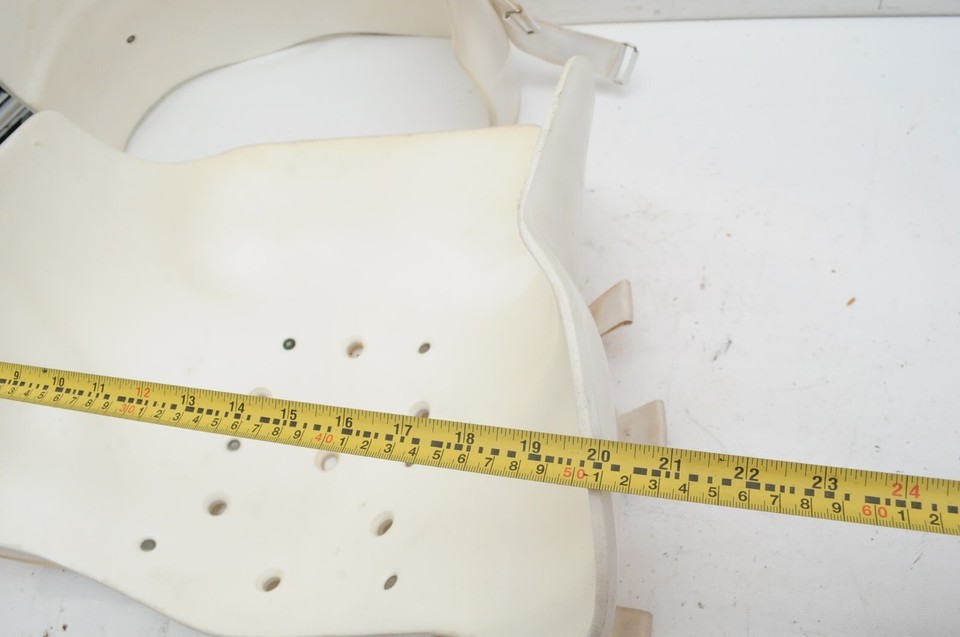 Clamshell Back Brace Orthosis Scoliosis Kyphosis Overlap White | eBay