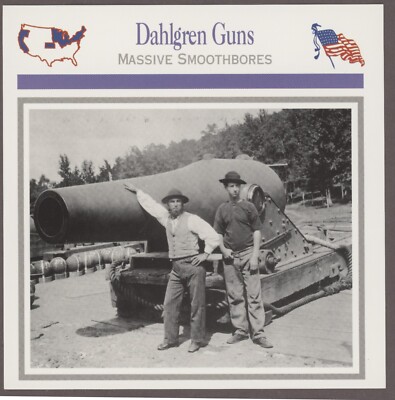 Dahlgren Guns Atlas Civil War Card Artillery Arms Ammunition | eBay