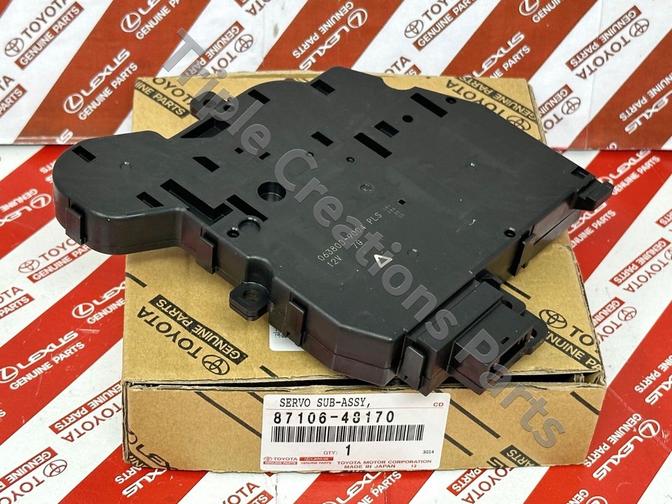 87106-48170 Toyota Genuine Damper Servo Air Conditioner Radiator No.1 ...