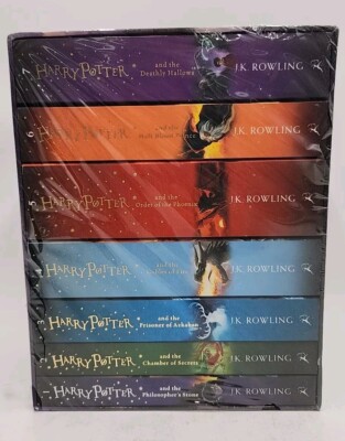 Harry Potter The Complete Collection by J.K. Rowling 7 Books Box Set ...
