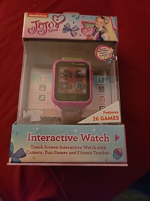 Jojo Siwa Interactive Smart Watch Camera USB Video Touch Screen Party ...
