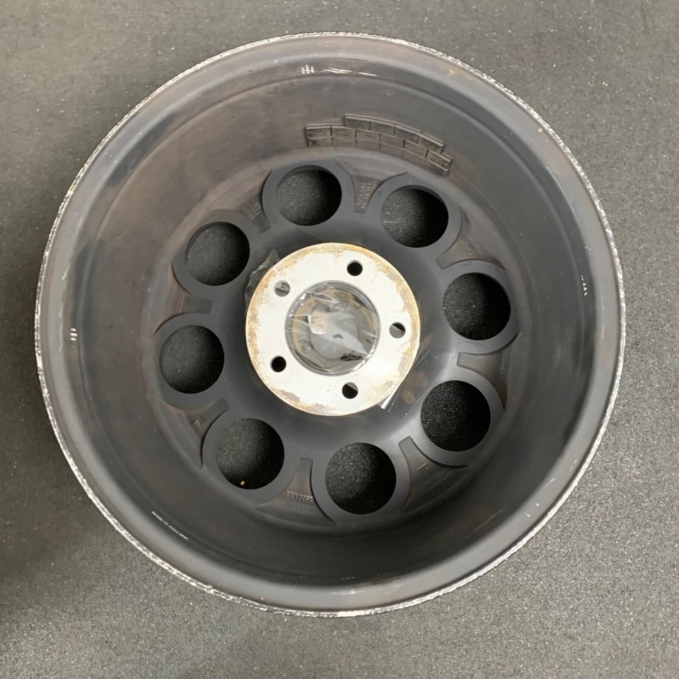 (4) Pro Comp 69 Vintage Flat Black Wheels Rims + Caps 17x9 et-6 5x127 ...