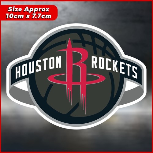 Houston Rockets NBA Team Sticker For Laptop Car Ute 4x4 Mancave Window ...