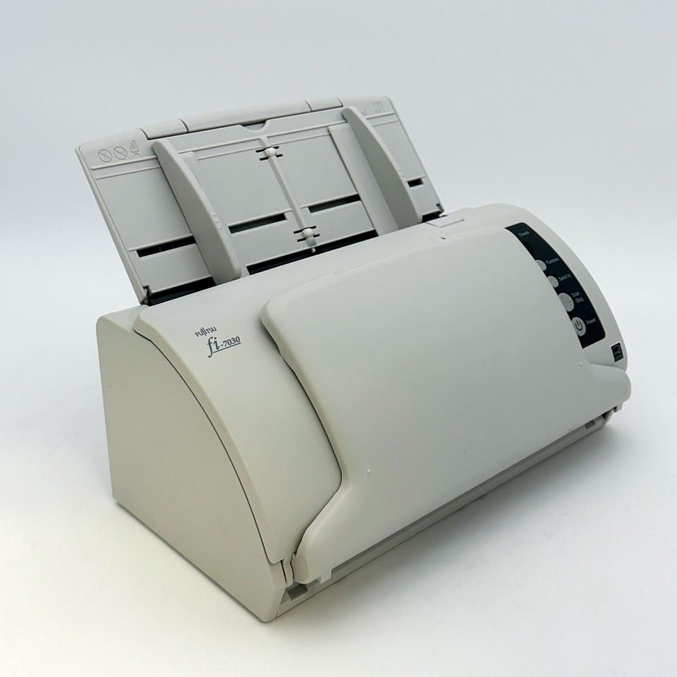 Fujitsu FI-7030 Office Color Duplex Scanner w/Accessories Good ...